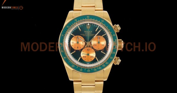 Rolex - Daytona 116508 Artisans De Genève YG/YG Honey Green ADGF A7750 ...