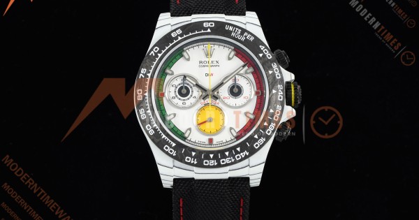 Rolex - Daytona 40mm DiW Ferrari White Carbon Fiber FC/NY White Dial ...