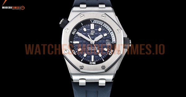 Audemars Piguet - Royal Oak Offshore Diver 15720 SS/RU Blue ZF A4308 ...